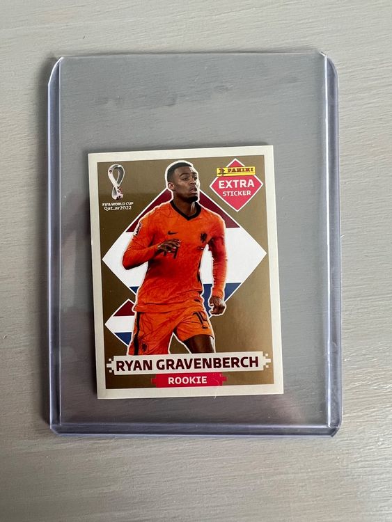 Panini 2022 Extra Sticker - Ryan Gravenberch - Gold (Neu (gemäss Beschreibung)) in Villmergen ...