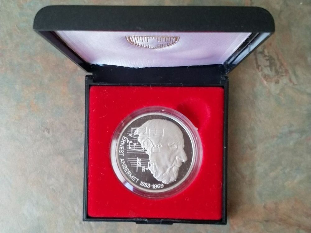 5 FR. Münze Ernest Ansermet 1983 in PP (Neu und originalverpackt) in Goldach für CHF 6 – mit ...