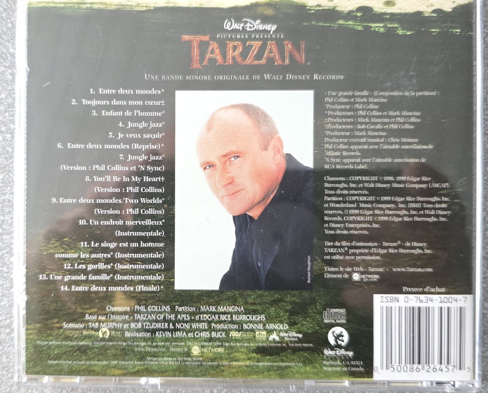 Tarzan - Original Motion Picture Soundtrack CD (Gebraucht) in Oetwil am ...