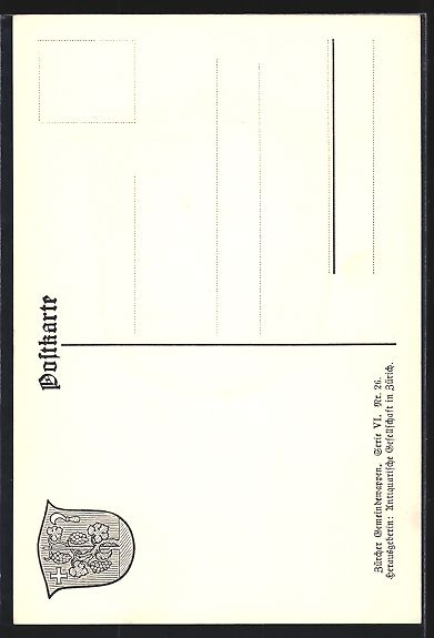 Höngg, Wappen mit Rebe, Tatzenkreuz und (Gebraucht) in Berlin für CHF 7 ...