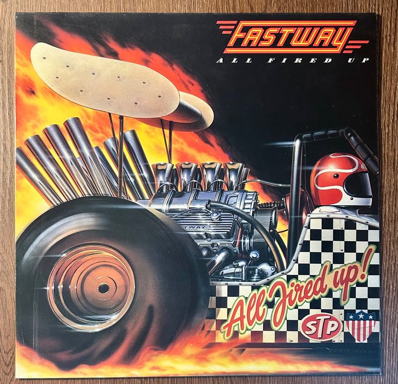 FASTWAY „ALL FIRED UP“ VINYL LP KATMANDU MOTÖRHEAD DAVE KING (Gebraucht ...