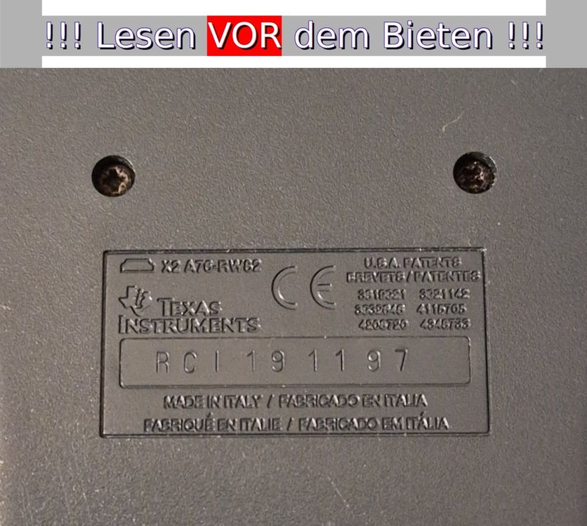 Vintage TI-30Xa SOLAR Taschenrechner von 1997 Abh./Versand (Gebraucht ...