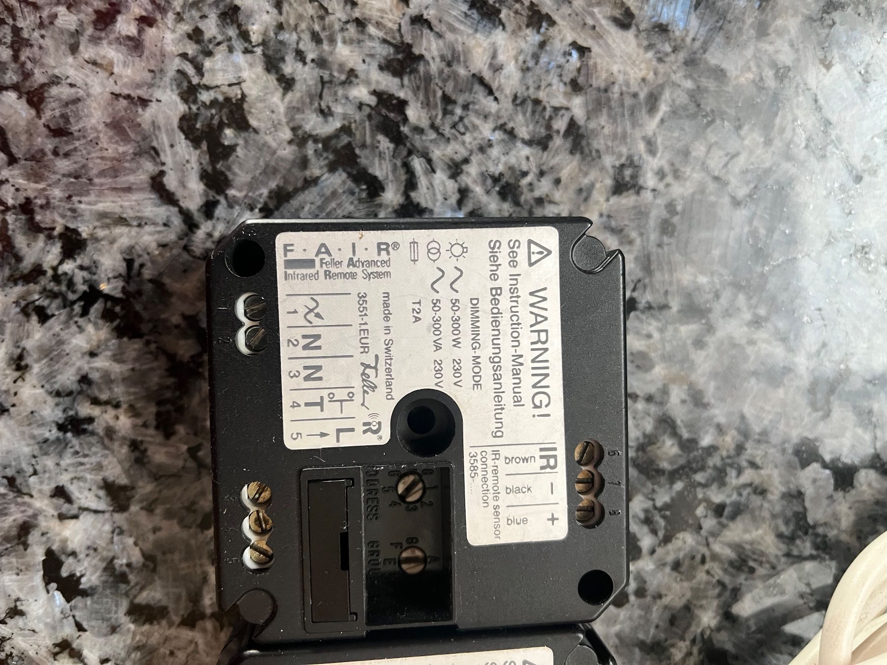Feller Edizio Dimmer Beamit mit IR Empfänger (Gebraucht) in Oberegg für ...