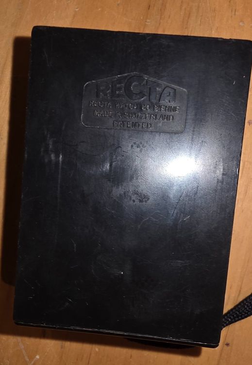 CH-Armee Recta Kompass in Lederetui / Boussole Recta (Gebraucht) in ...