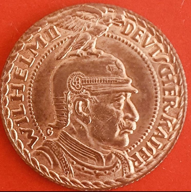 10 Mark 1913 Kaiserreich Karl Götze Probe Münze (Gebraucht) in ...