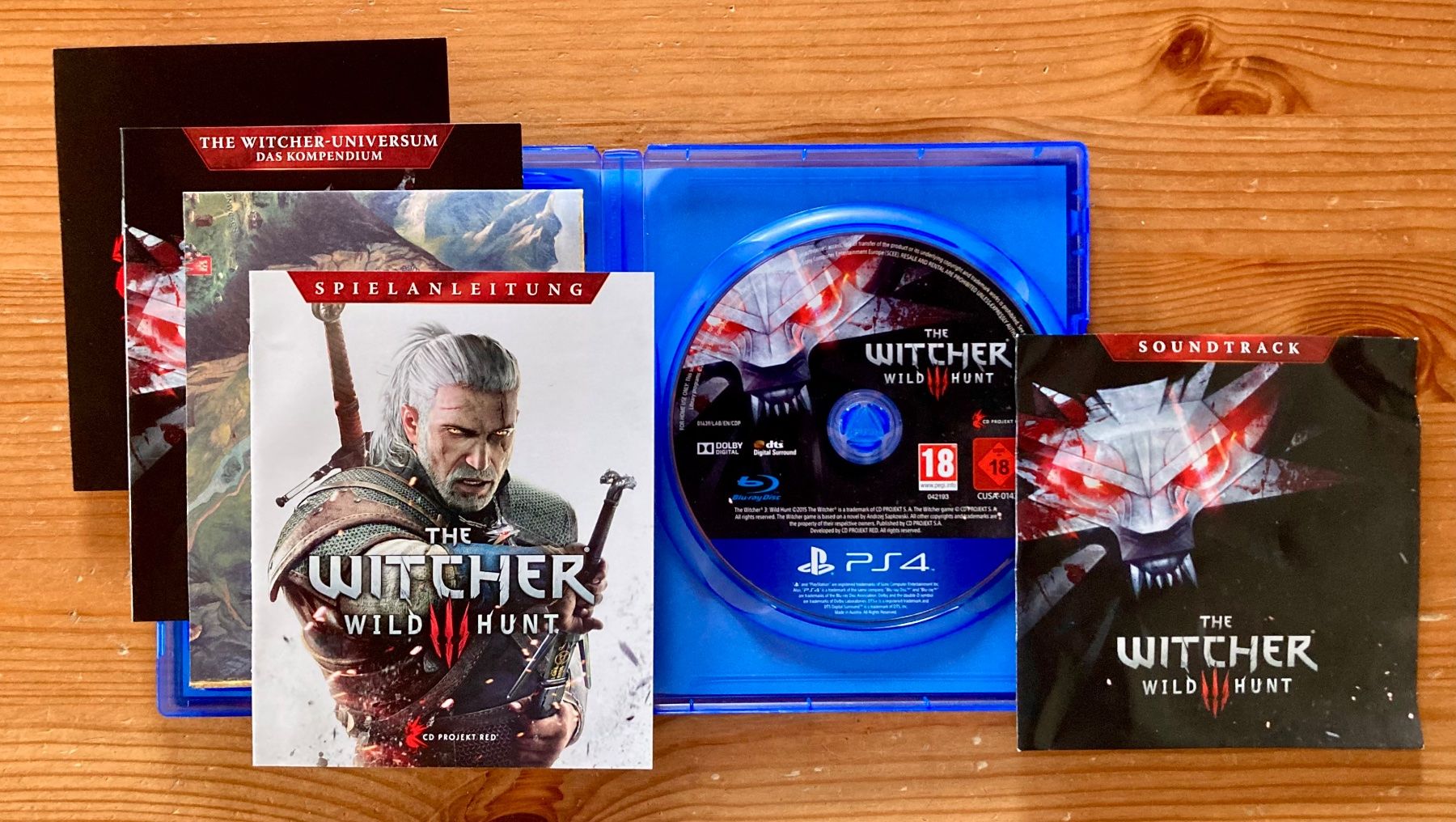 The Witcher 3; Wild Hunt (ink. Weltkarte & Soundtrack) - PS4 (Neu ...