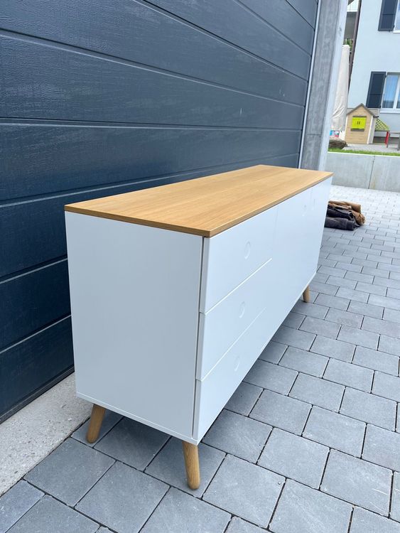 Sideboard Livique Weiss/Eiche (Gebraucht) in für CHF 390 – nur Abholung ...