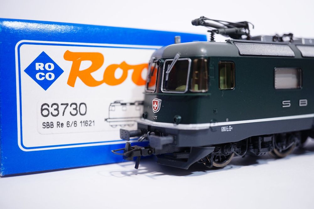8å Roco 63730 SBB Re 6/6 11621 grün Taverne Torricella (Gebraucht) in ...
