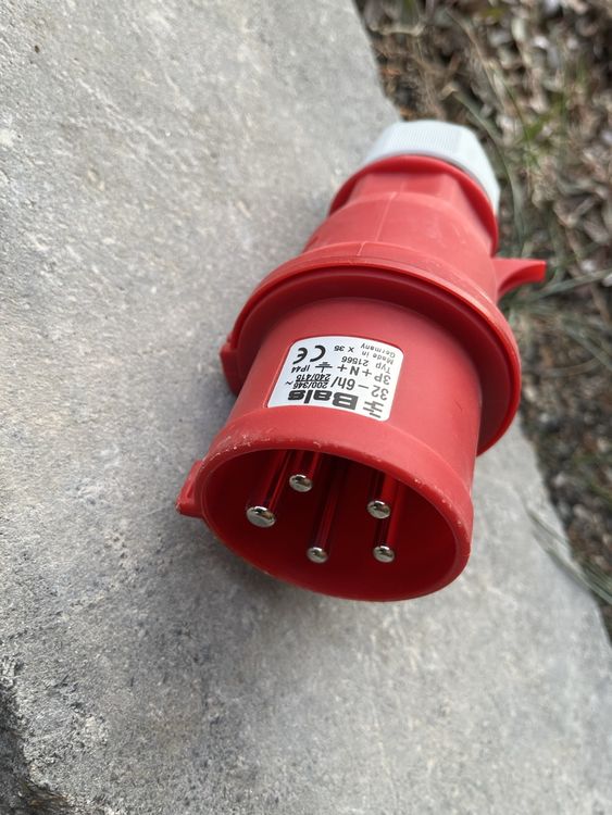 Bals CEE Starkstrom Stecker rot IP44 | Kaufen auf Ricardo