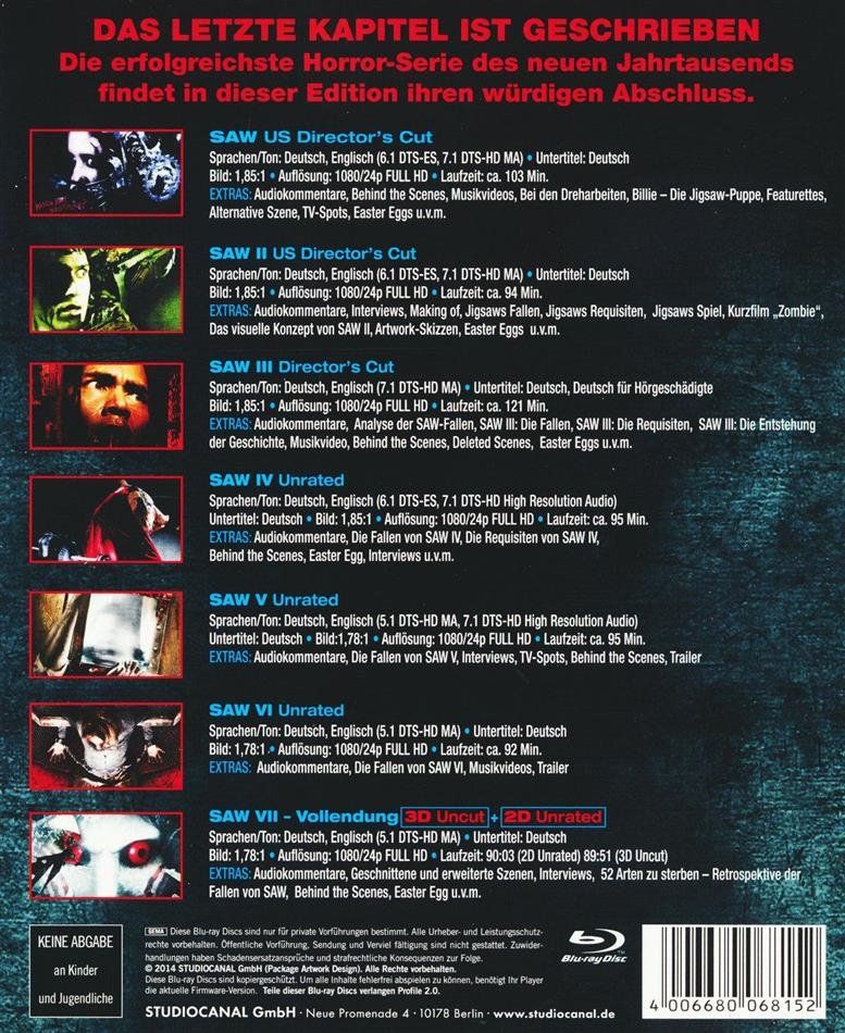 SAW 1-7 Final Edition - UNCUT/UNRATED/8-Blu-ray-Collection (Gebraucht ...
