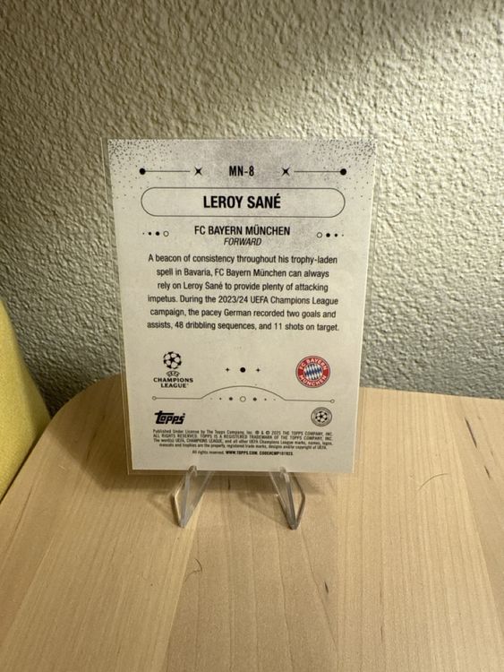 Leroy Sané - FC Bayern München - Mystic Nights Karte (Neu (gemäss ...
