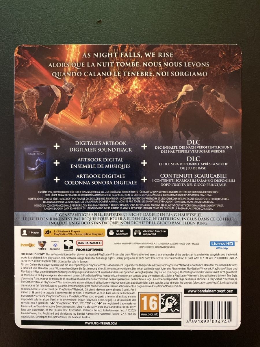 Elden Ring Nightreign - Seekers Edition - PS5 (Neu (gemäss Beschreibung ...
