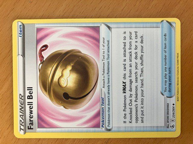 Pokemon Trainer Farewell Bell 234/264 | Kaufen auf Ricardo