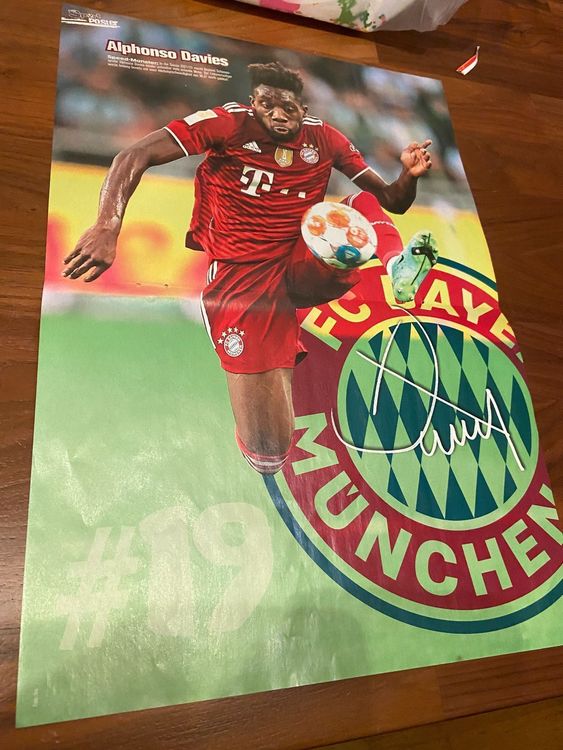 FC Bayern München Alphonso Davies Poster | Kaufen auf Ricardo
