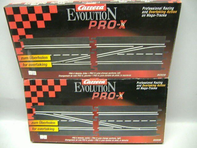 Carrera Pro-X Weichen (links und rechts) (Neu und originalverpackt) in ...