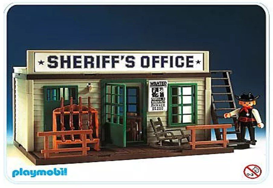 Playmobil 3423 Western - Sheriff's Office / Jg. 1983 (Gebraucht) in ...