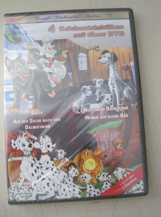 DVD OVP - Balto / Noch mehr Dalmatiner / Winkie der kleine B (Neu und originalverpackt) in ...