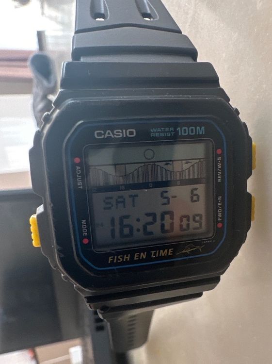 Casio FT-100W FISH EN TIME Seltene Uhr von 1986 | Kaufen auf Ricardo