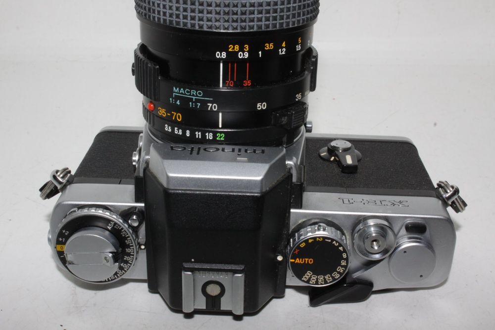 MINOLTA XE-1 + MD 3.5 / 35-70 mm + MD 4.5 / 70-200 mm + SB (Gebraucht ...