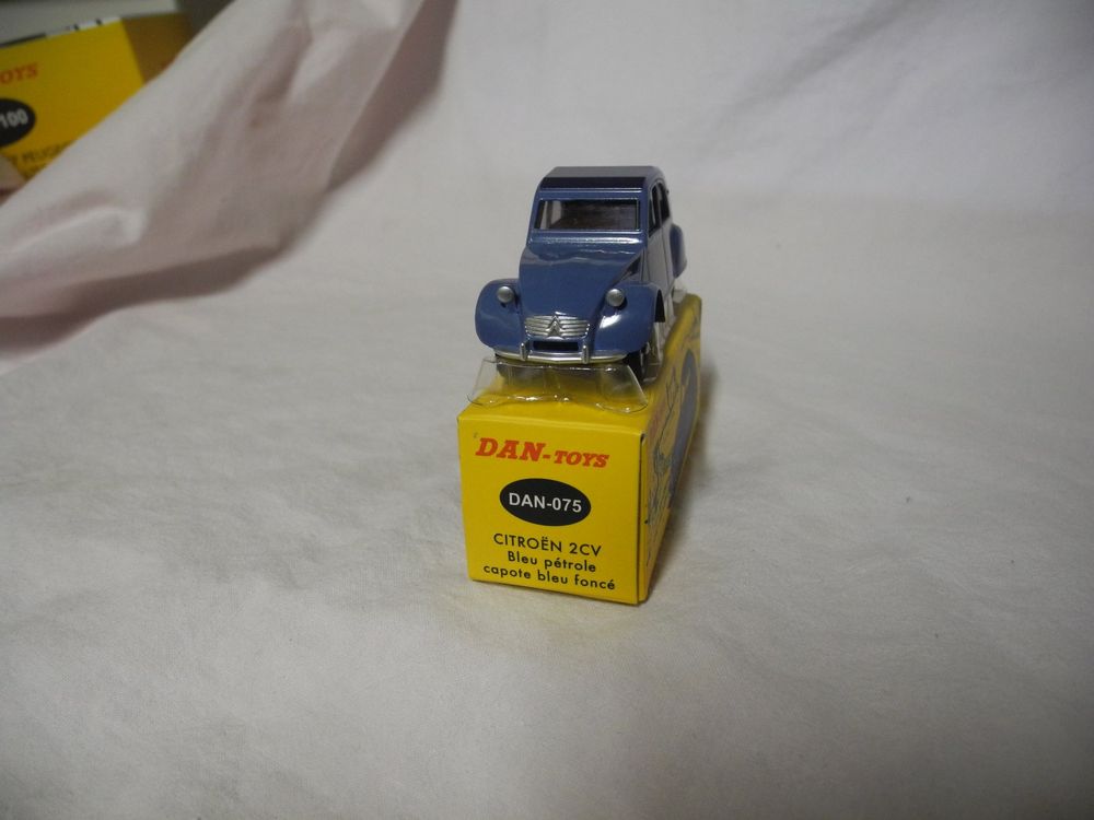 DAN-TOYS NR. DAN-075 CITROEN 2 CV BLEU MIB (Neuf avec emballage d ...