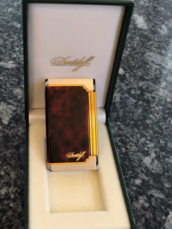 Davidoff Feuerzeug / Lighter 52014, OVP (Neu und originalverpackt) in ...