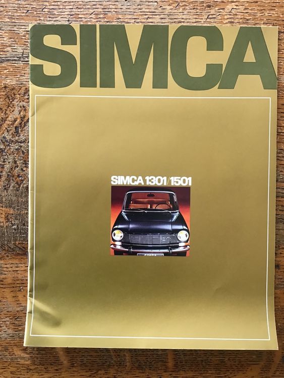 Magazine prospectus vintage Simca 1301/1501 | Kaufen auf Ricardo