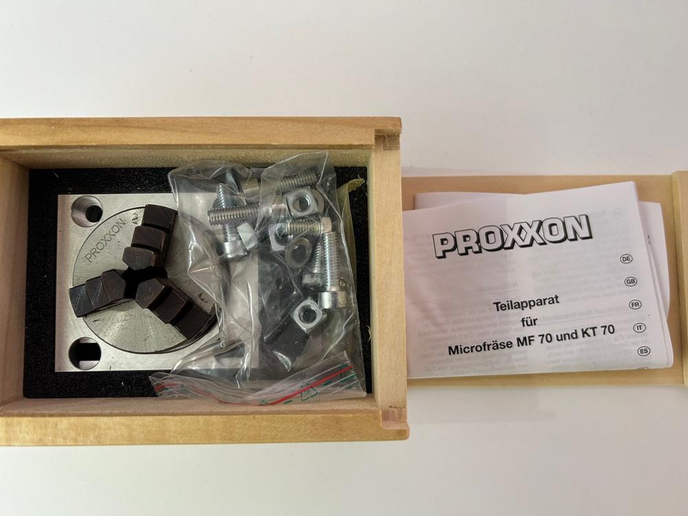 1 x Proxxon Teilapparat für MF 70 und KT 70 Art. 24264 (Neu (gemäss Beschreibung)) in Neerach ...