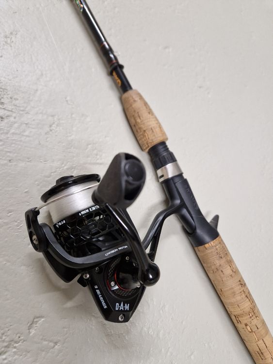 Angelrute mit Rolle, Quantum Bill Dance und DAM | Kaufen auf Ricardo