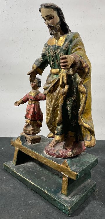 Antike Heilige Barock geschnitzte Holz Skulptur (Gebraucht) in Root für CHF 255 – mit Lieferung ...