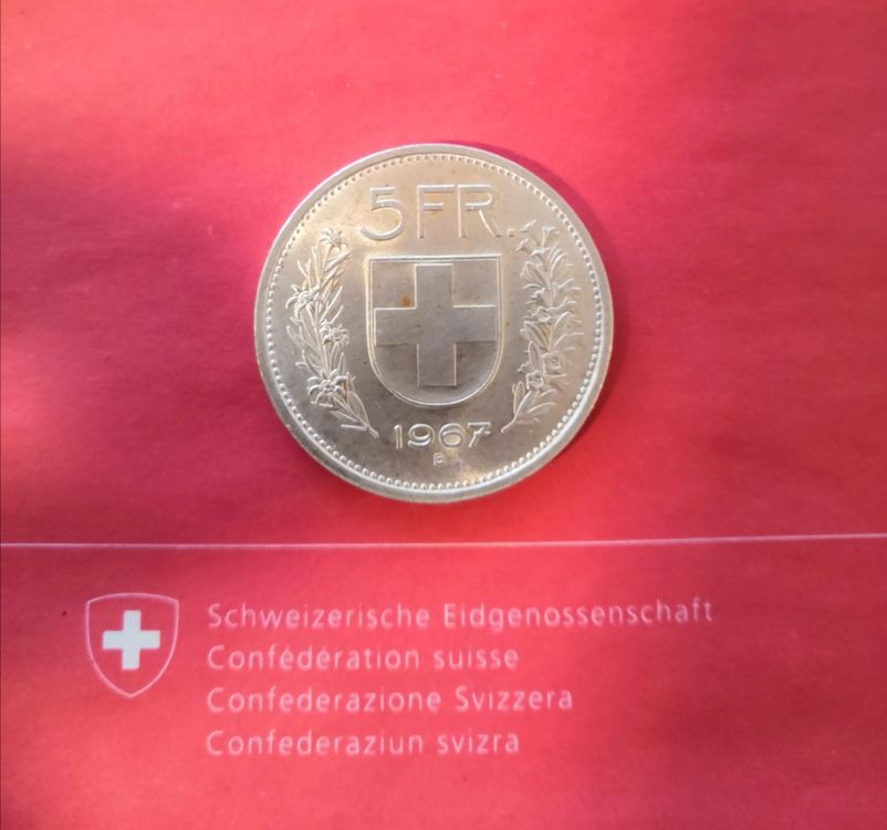 5 Franken Silber 1967 | Kaufen auf Ricardo