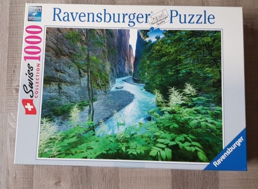 Ravensburger Puzzle 1000 Teile Aareschlucht Swiss Collection | Kaufen auf Ricardo