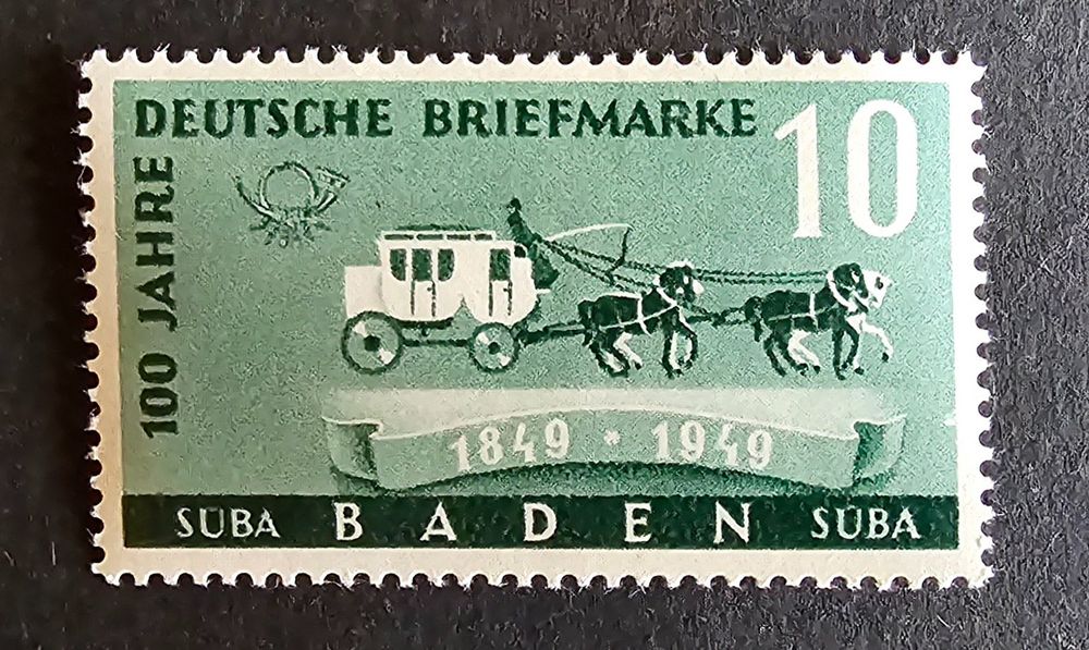 Frz. Zone Baden-Mi 54 ** (1949) (Neu (gemäss Beschreibung)) in Hittnau für CHF 2 – mit Lieferung ...
