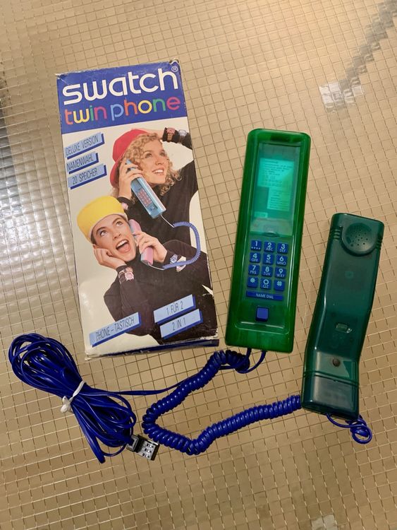 Vintage Swatch Twin Phone 1980er Memphis Milano-Stil- | Kaufen auf Ricardo