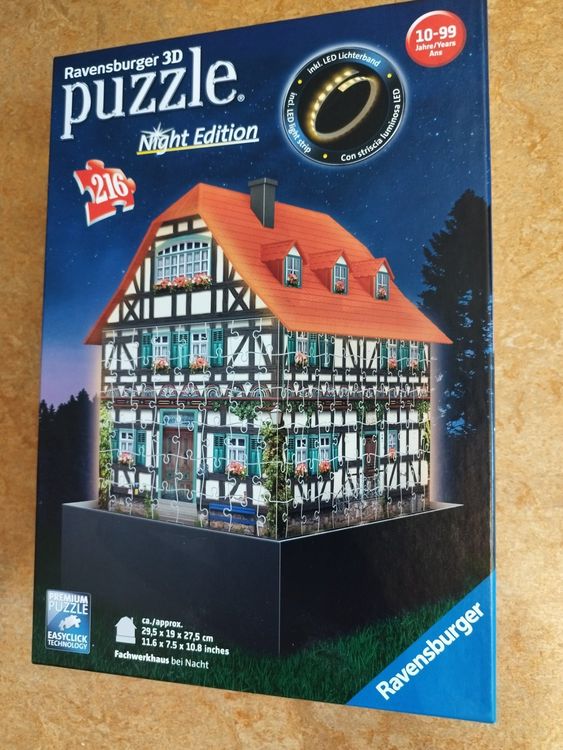 Ravensburger 3D Puzzle - night edition. inkl LED Lichter (Neu und ...