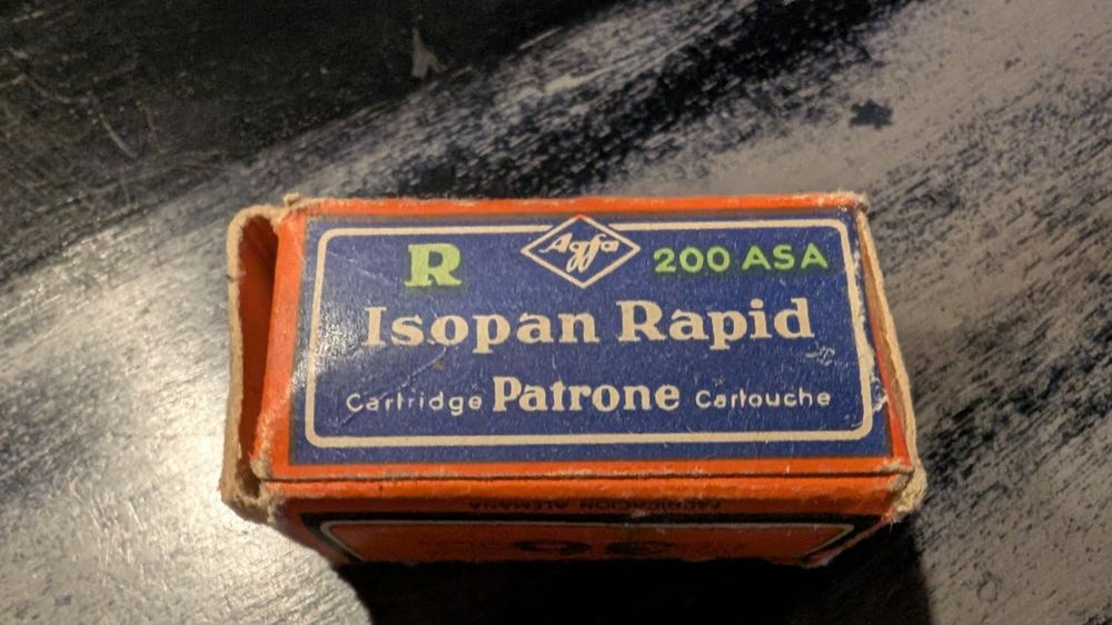 AGFA Isopan Rapid Kleinbildfilm von 1958, 25 DIN, ABGELAUFEN (Gebraucht ...