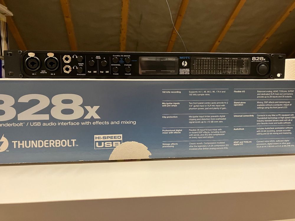 MOTU 828x Audio Interface (Gebraucht) in Schwarzenegg für CHF 330 – mit ...