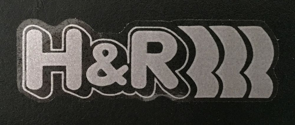 H&R Aufkleber Sticker ca. 8x3cm silber (Neu und originalverpackt) in ...