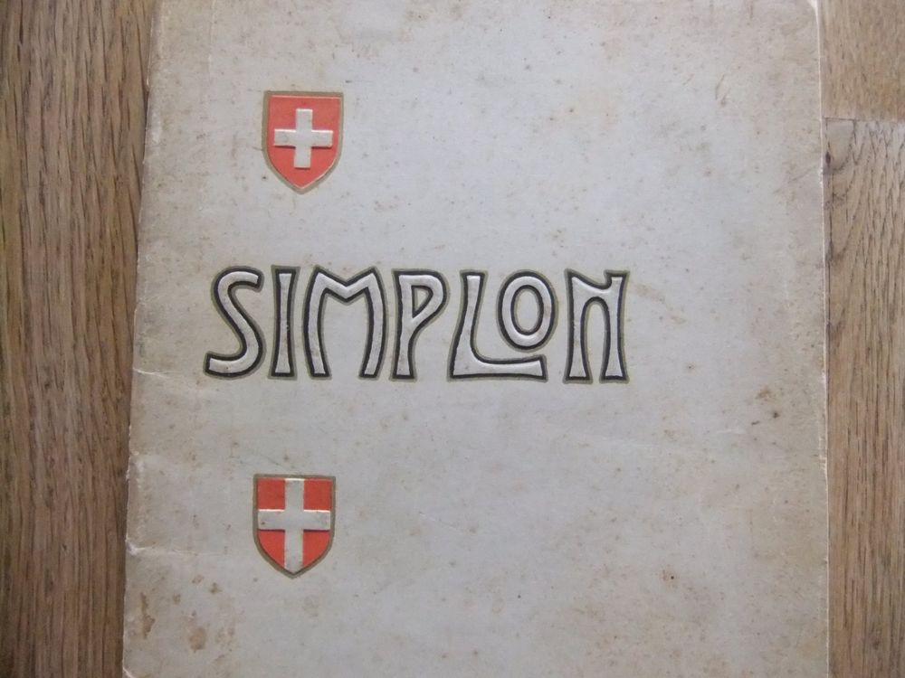 die Simplon Linie Schweizerische Bundesbahnen 1906 (Gebraucht) in St. Niklaus VS für CHF 14 ...
