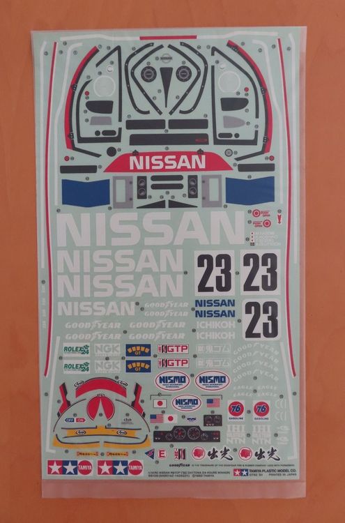 Tamiya RC Decal 58109 Nissan R91CP 1992 (Neu und originalverpackt) in ...