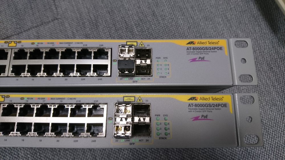 Allied Telesis AT 8000GS/24POE 24-port stackable 10/100/ (Gebraucht) in ...