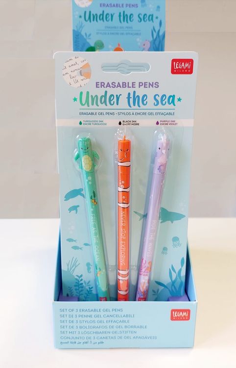 LEGAMI - Set de 3 stylos à encre gel effaçable Under the Sea | Kaufen ...
