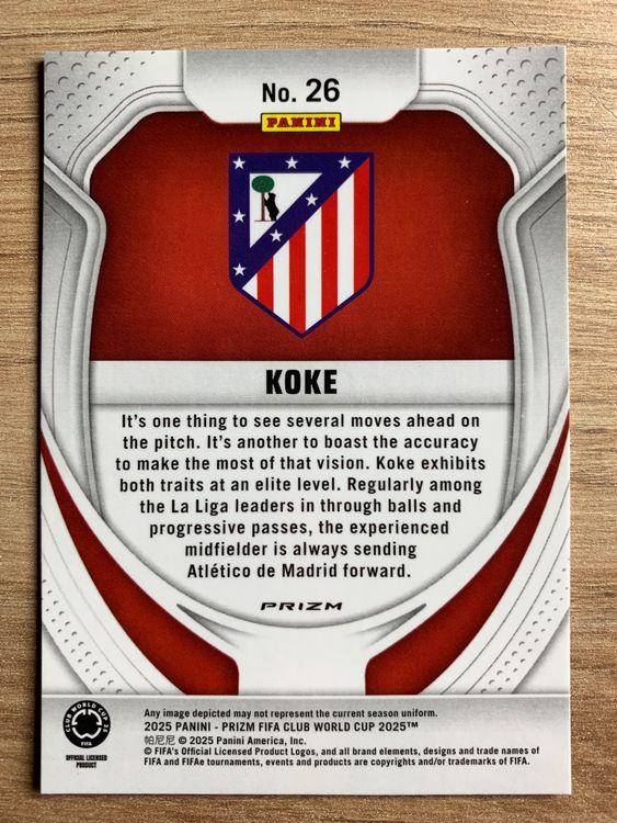 Soccer Koke HYPERPRIZM Prizm FIFA Club World Cup 2025 (Gebraucht) in ...