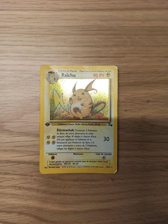 Carte Pokémon - Raichu | Kaufen auf Ricardo