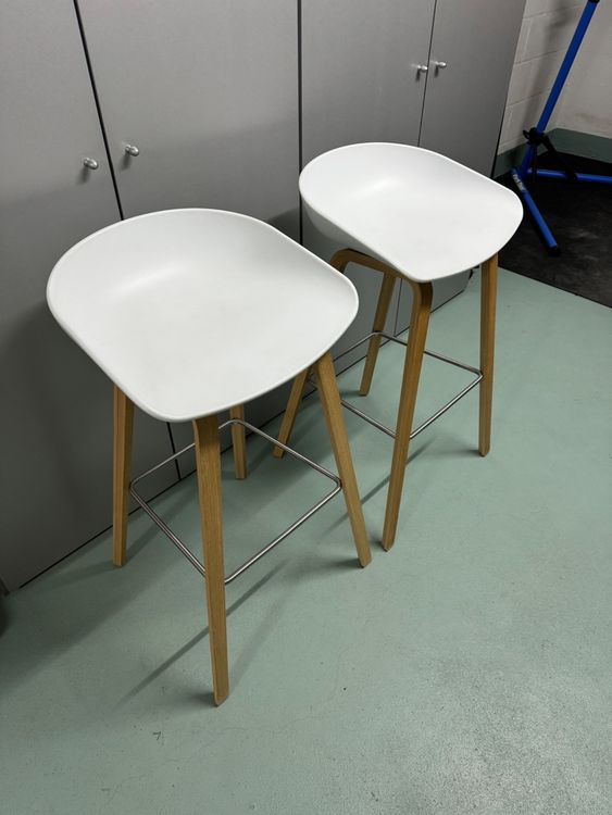 Barhocker Holz weiss | Kaufen auf Ricardo