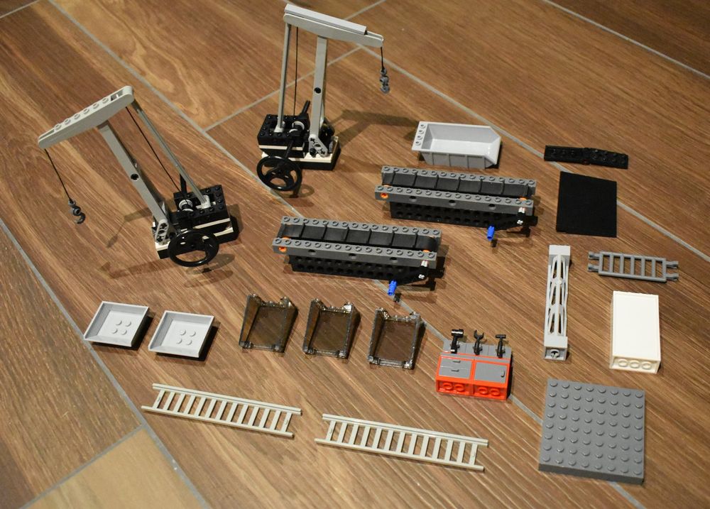 Lego Kran Leiter Stützen Förderband Baustelle Teile Mix | Kaufen auf ...