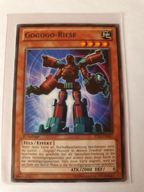 Yugioh Gogogo Riese Karte 1. Auflage TCG (Gebraucht) in Oberdorf BL für ...