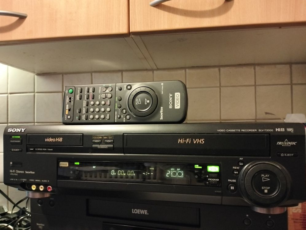 SONY VIDÉO CASSETTE RECORDER SLV- T2000 HI8 | Kaufen auf Ricardo