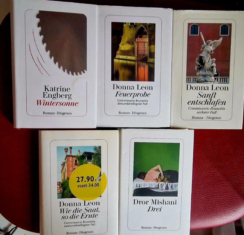 5 Krimis: Donna Leon, Engberg, Mishani (Neu (gemäss Beschreibung)) in ...