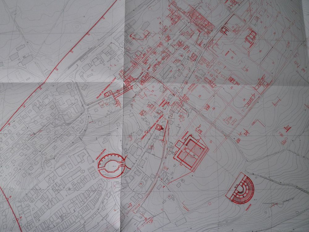 Plan Aventicum Avenches (Römer Keltenstadt Archäologie) (Gebraucht) in ...