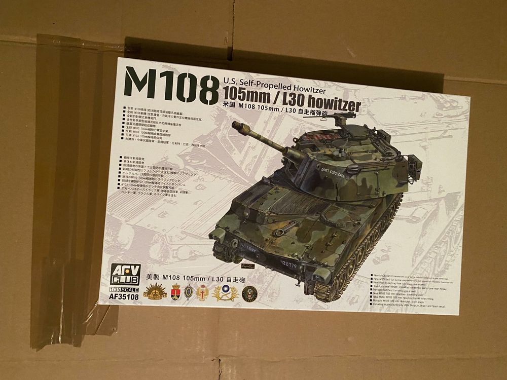 1/35 M108 105MM/L30 U.S. SELF PROPELLED HOWITZER (Neu (gemäss ...